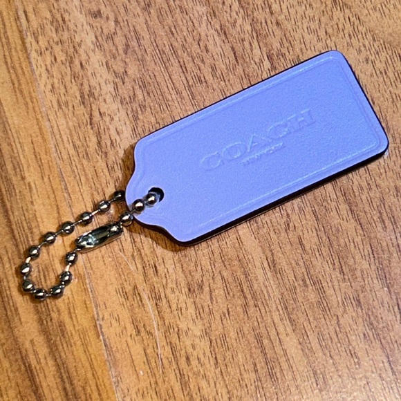 Coach | Accessories | Coach Leather Label Tag | Poshmark